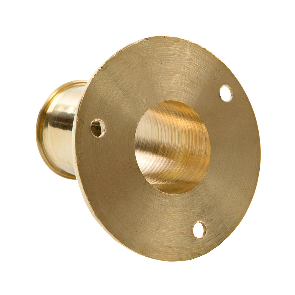 Whitecap Top Mount Flag Pole Socket - 1" ID - Polished Brass – PRODUCT ...
