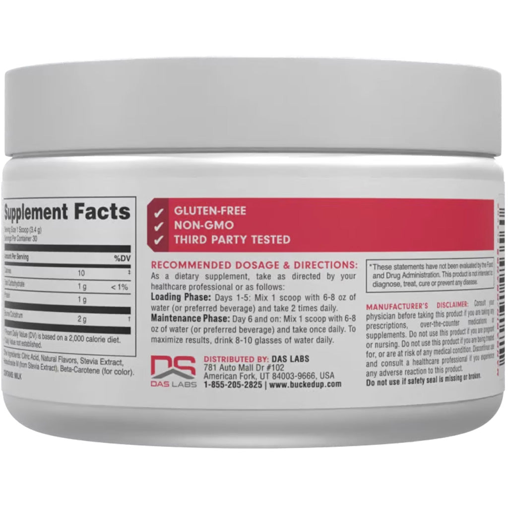 Bucked Up Colostrum Antibody Supplement Orange 30 Serving Tub – PRODUCT ...